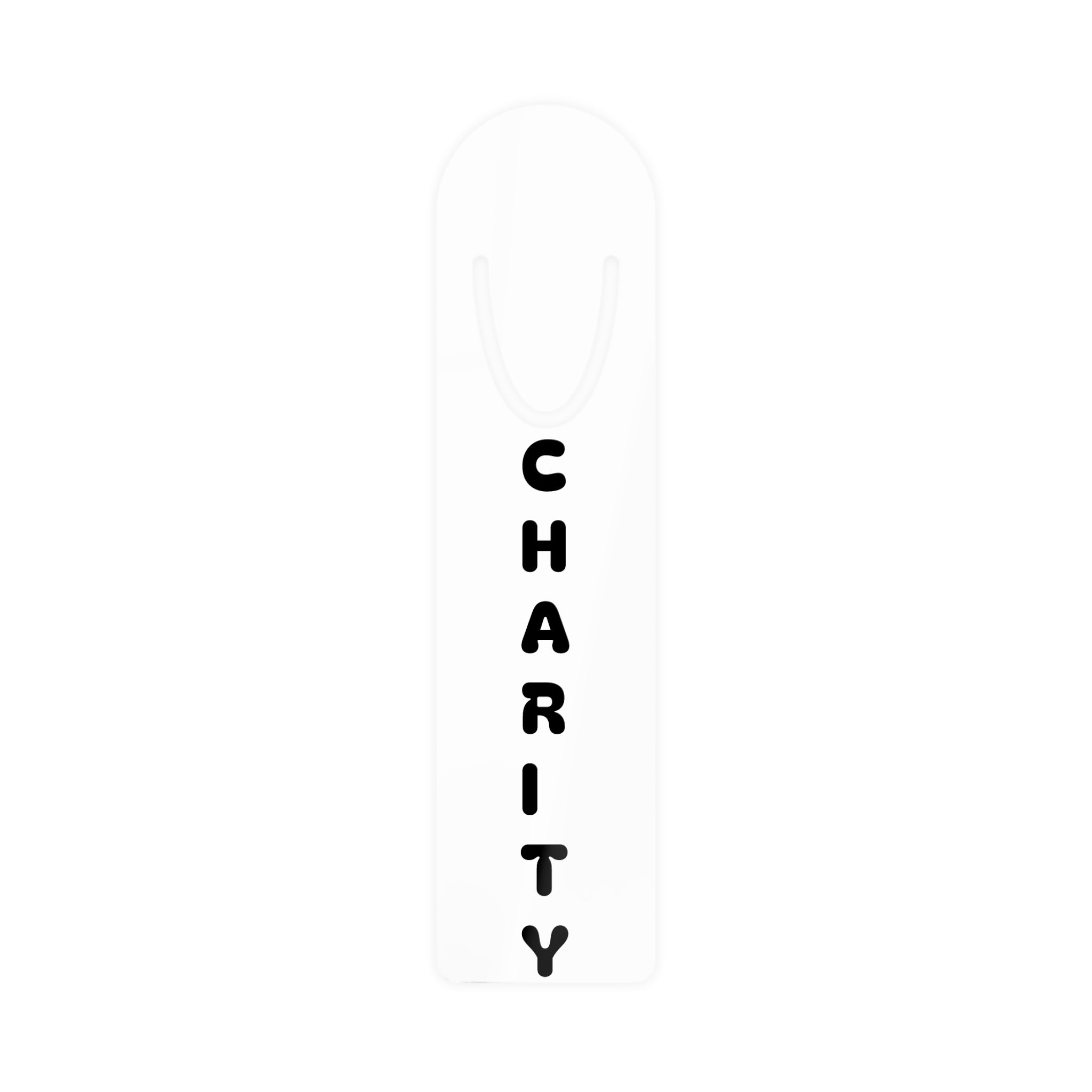 Charity Bookmark--Black – The Pink Tree Collective Store