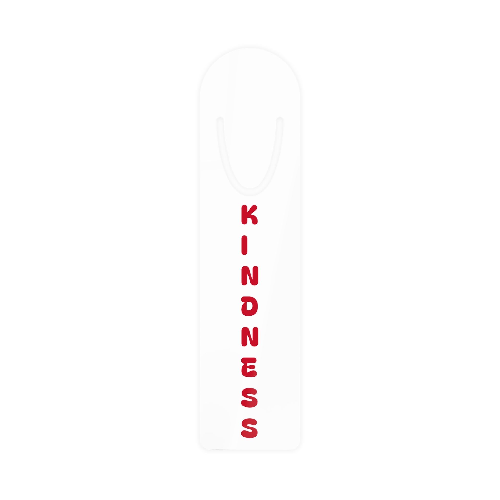Kindness Bookmark Red – The Pink Tree Collective Store