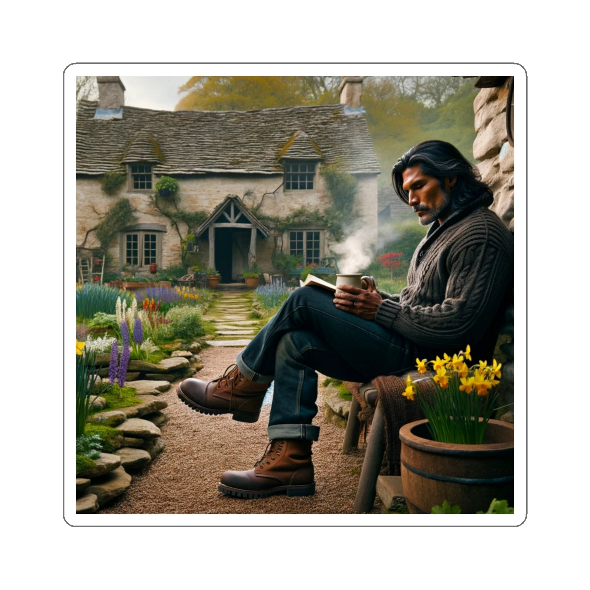 Die-Cut Sticker Out In Public – The Pink Tree Collective Store